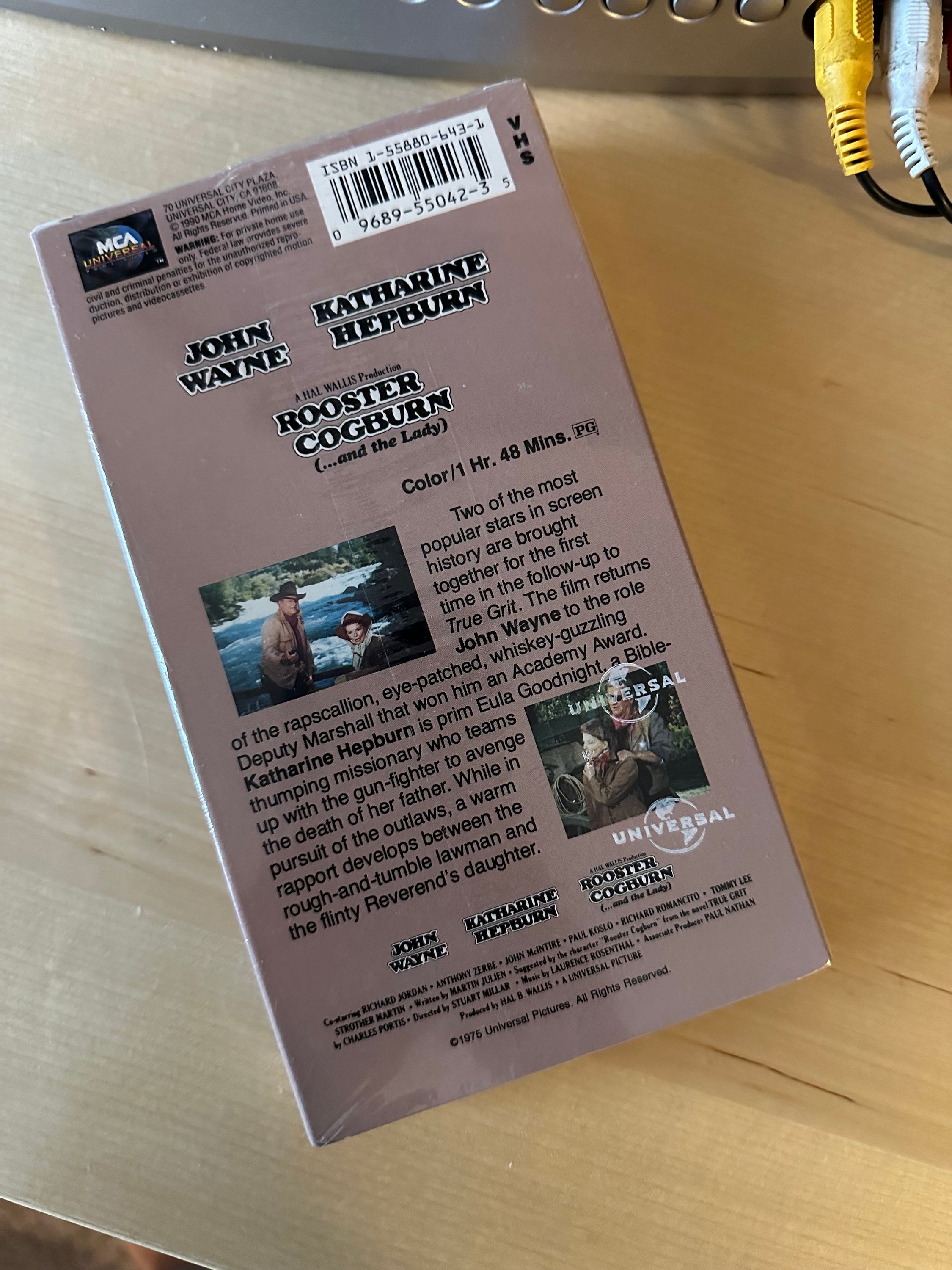 Rooster Cogburn ...and the Lady SEALED VHS 1990 RARE - Etsy