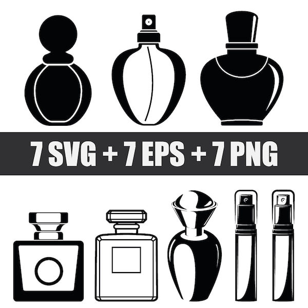 Perfume Bottle Svg - Etsy