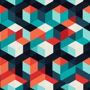 Geometric Elegance Pattern - Etsy