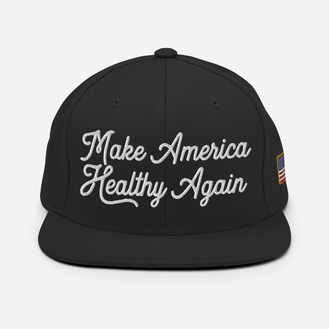 Make America Healthy Again RFK Campaign Hat Flat Bill Snap Back - Etsy