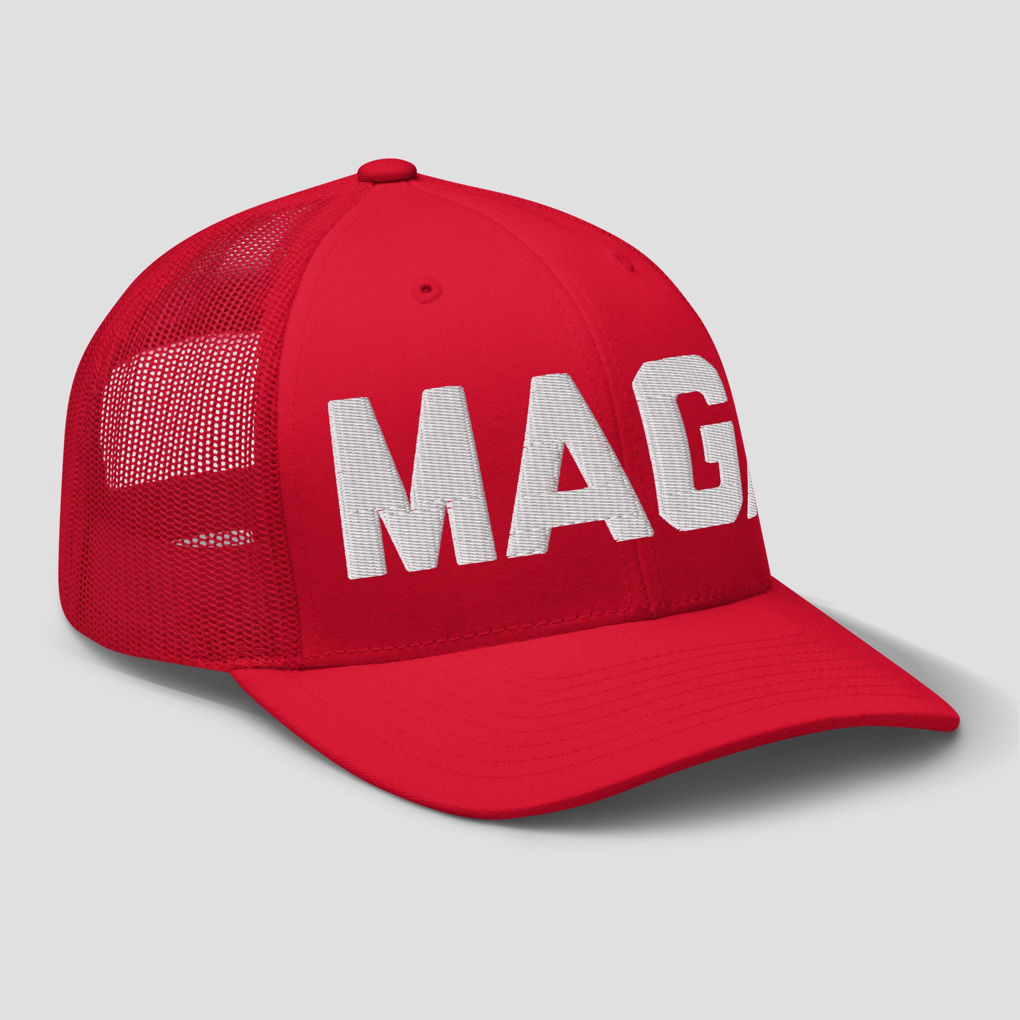 MAGA Trump Hat Trucker Style, Rally Snapback for Men & Women, 3D Puff ...