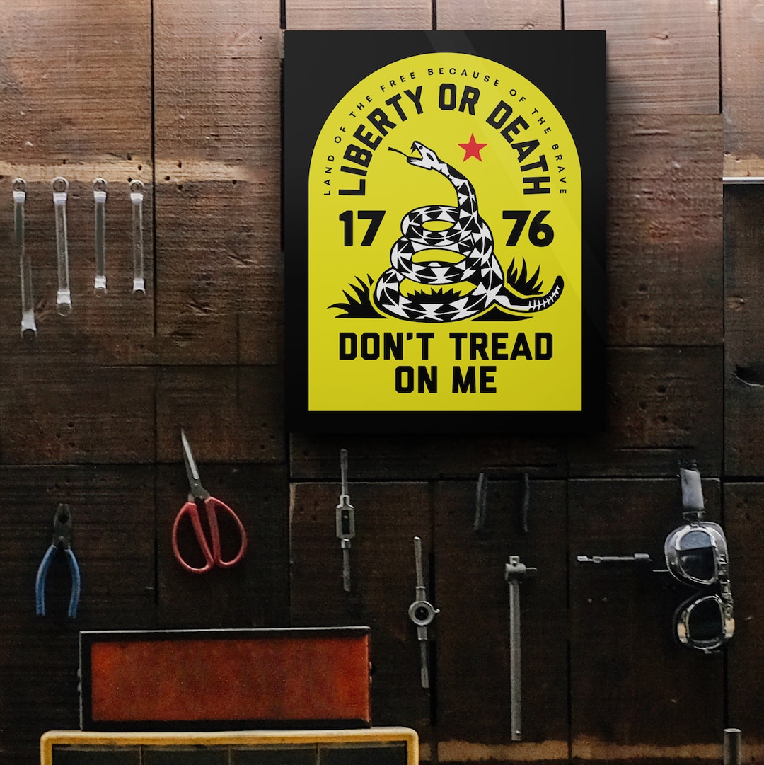 Gadsden Flag Metal Sign, Freedom, Patriots, Trump 2024 - Etsy