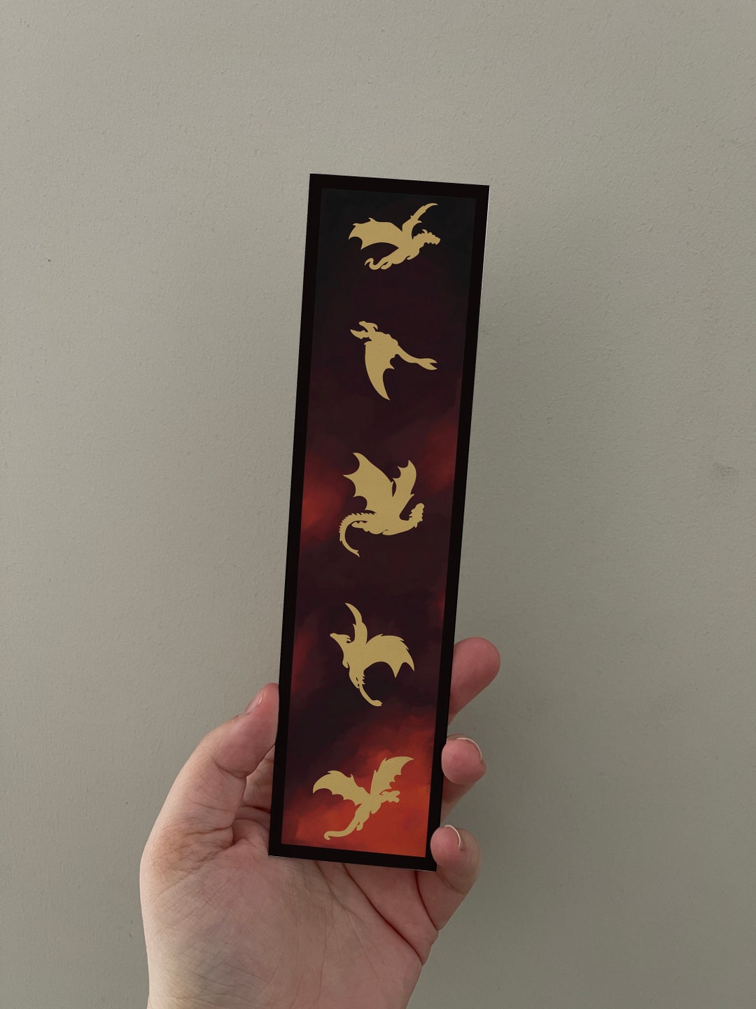 Dragon Fourth Wing Bookmark - Special Edition - Etsy