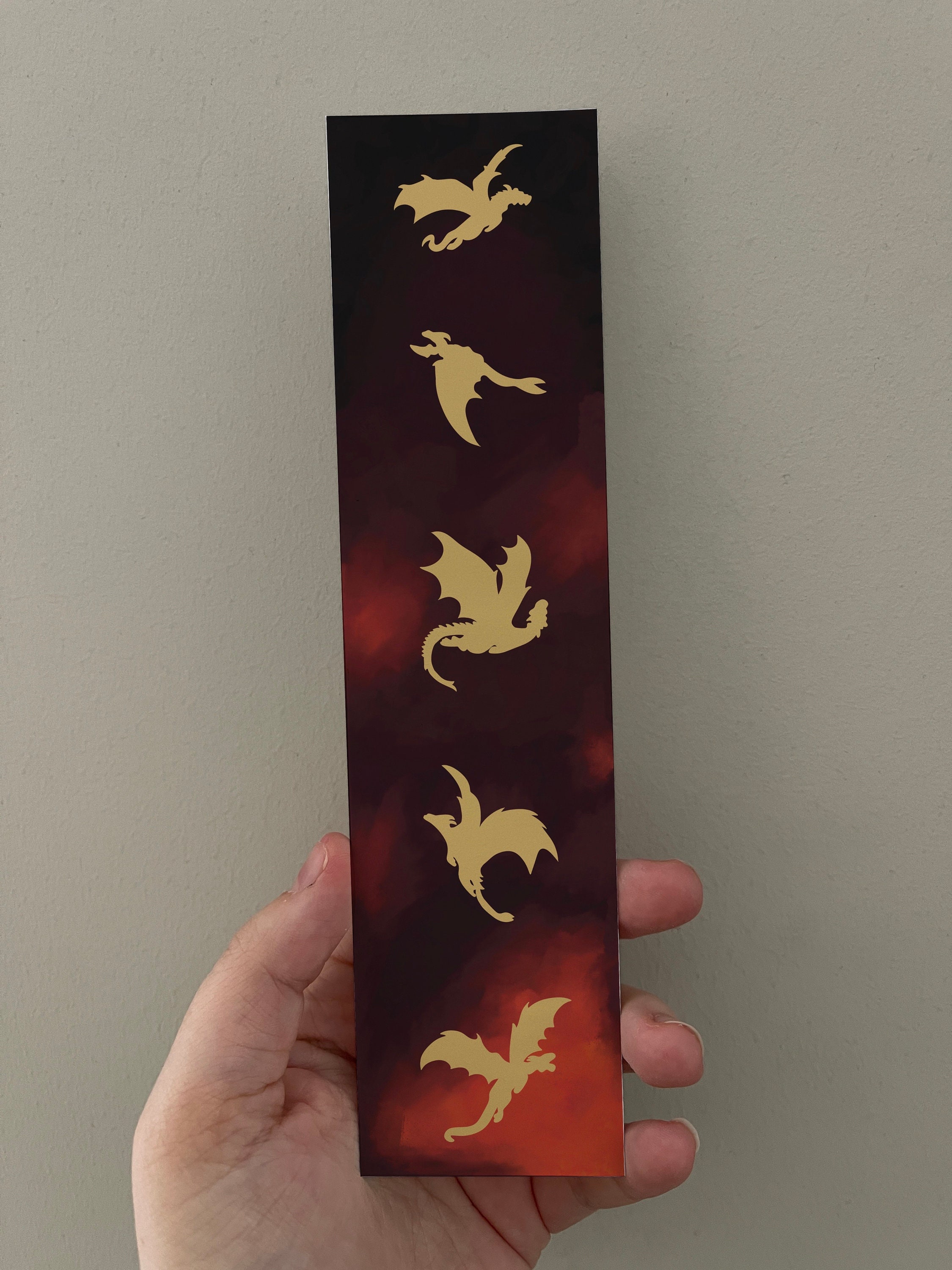Dragon Fourth Wing Bookmark - Special Edition - Etsy