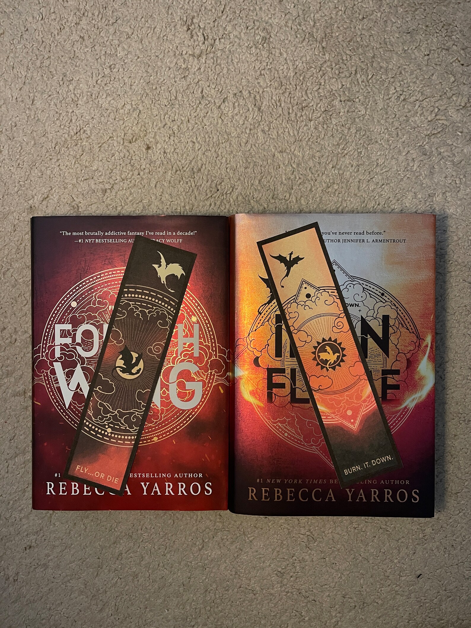 Iron Flame Bookmark - Etsy