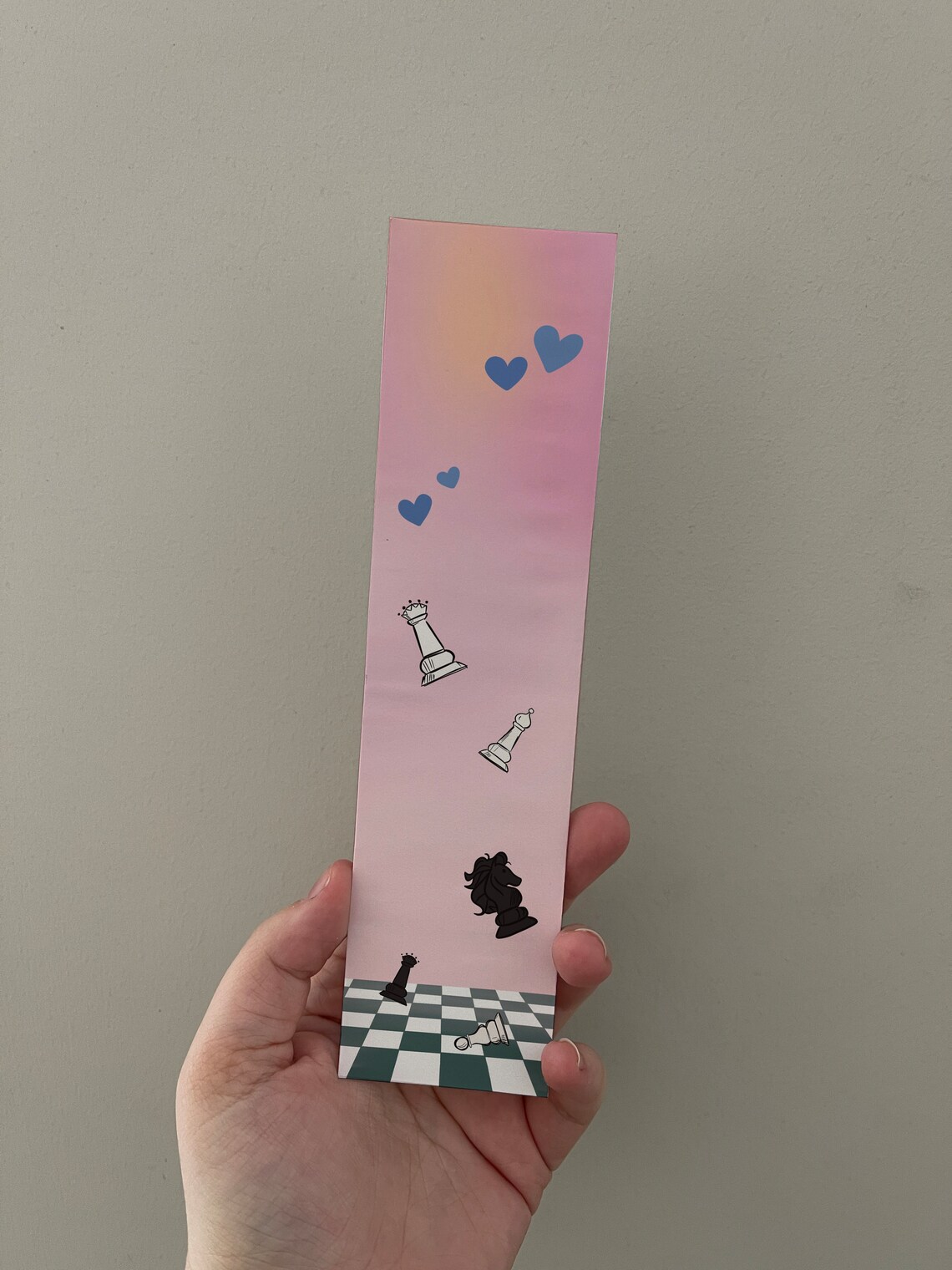 Check & Mate Bookmark - Etsy