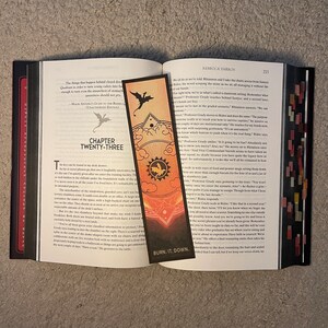 Iron Flame Bookmark - Etsy