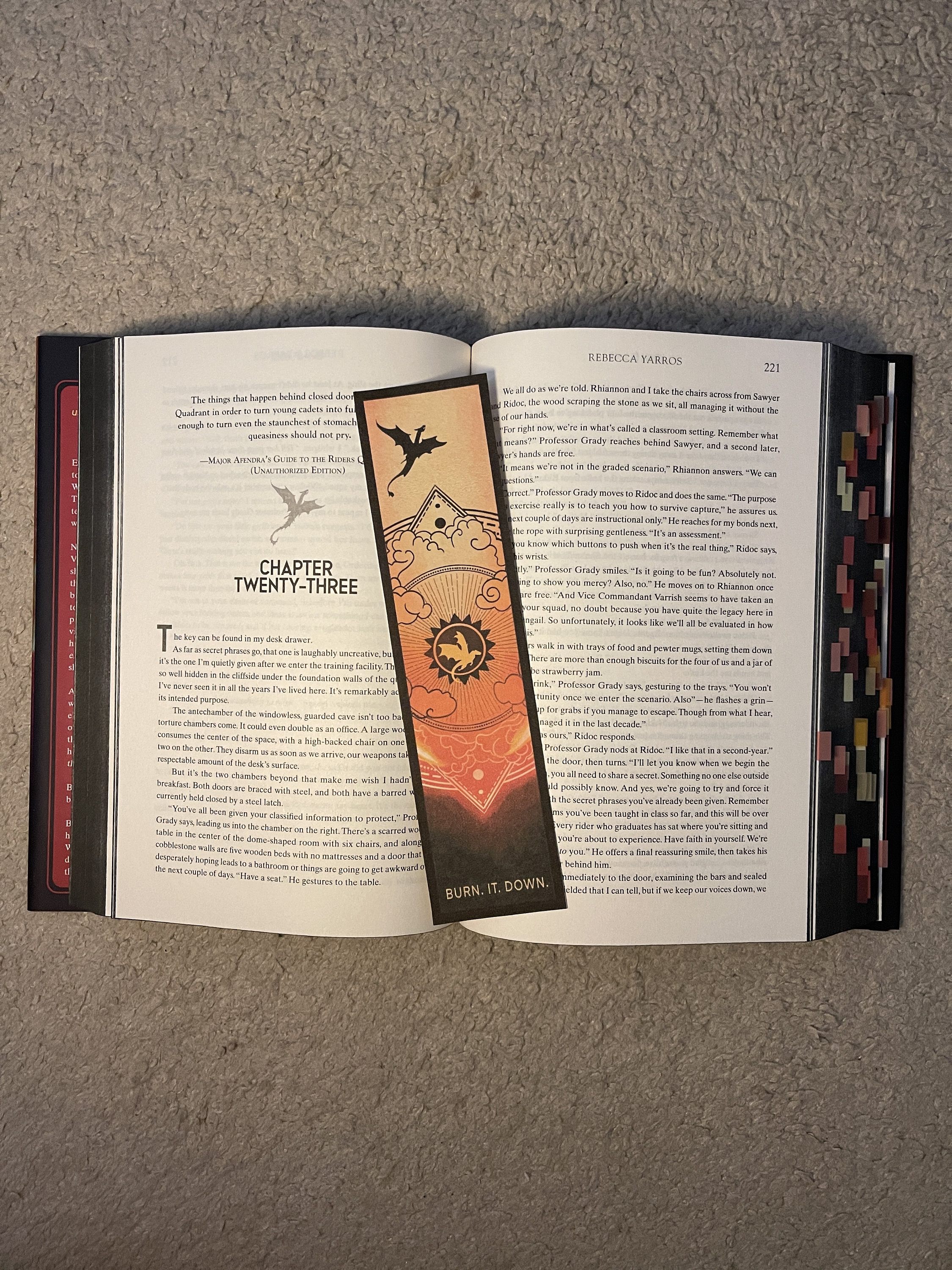 Iron Flame Bookmark - Etsy