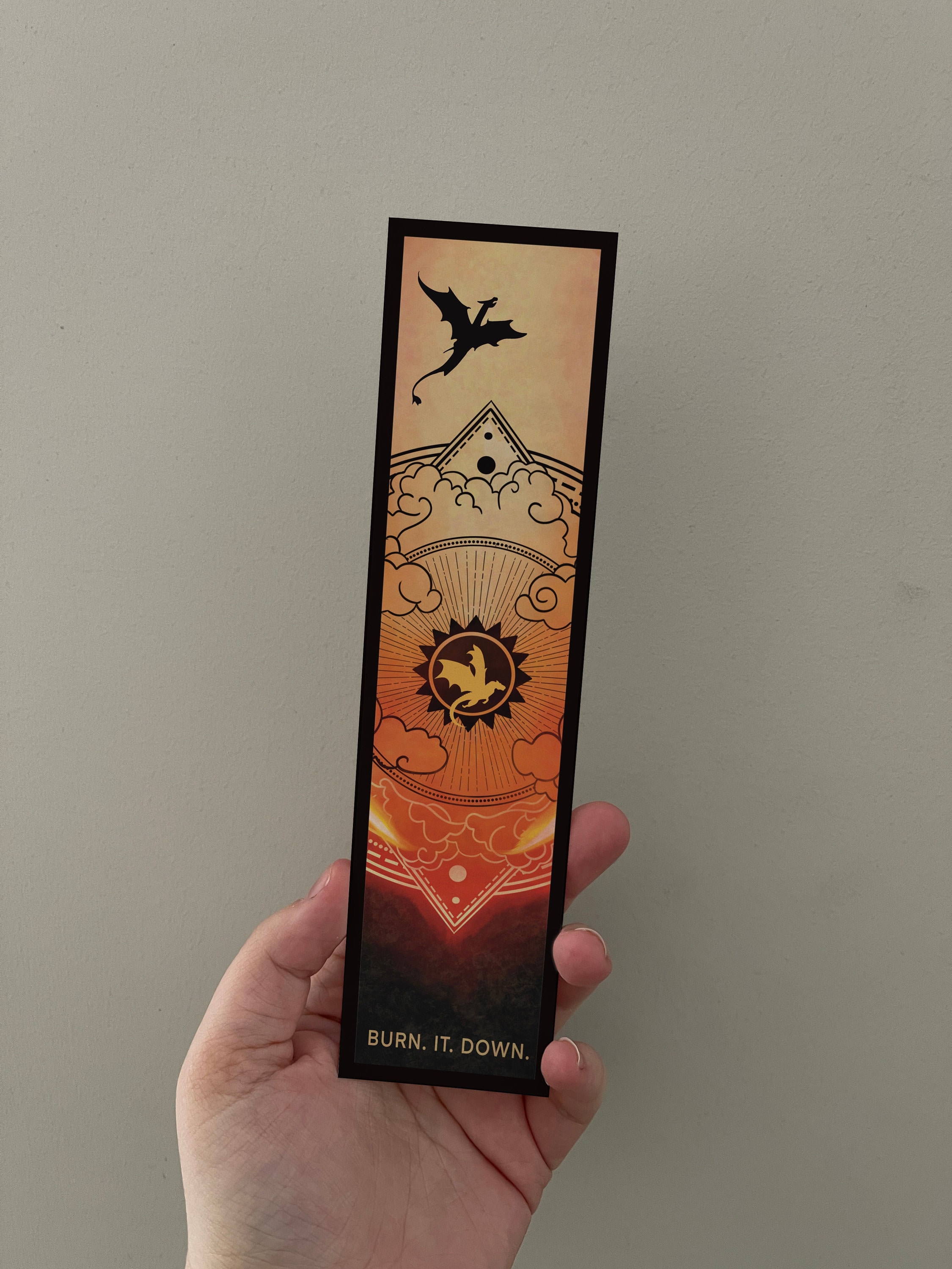 Iron Flame Bookmark - Etsy