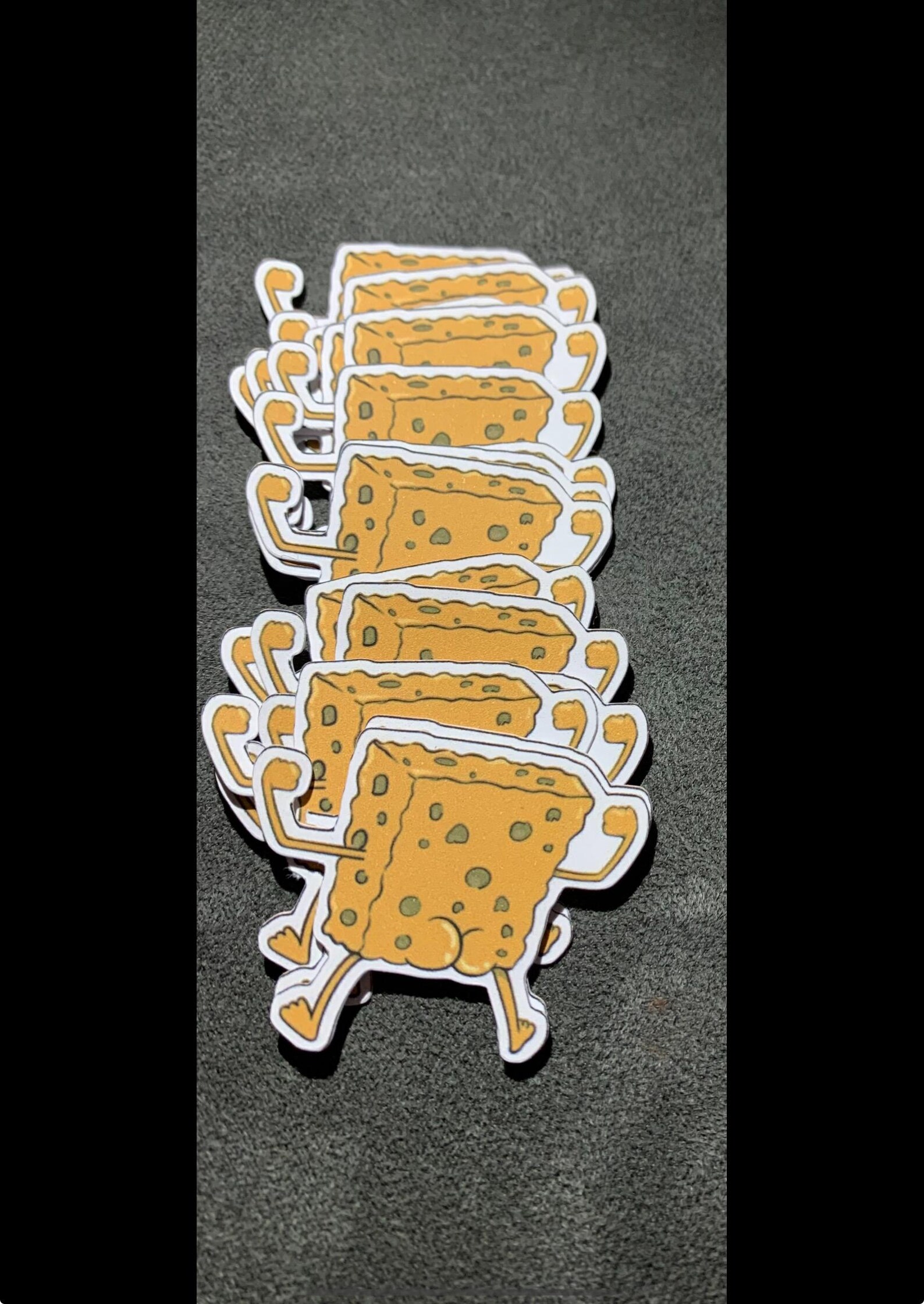 Spongebob Cheek Stickers - Etsy