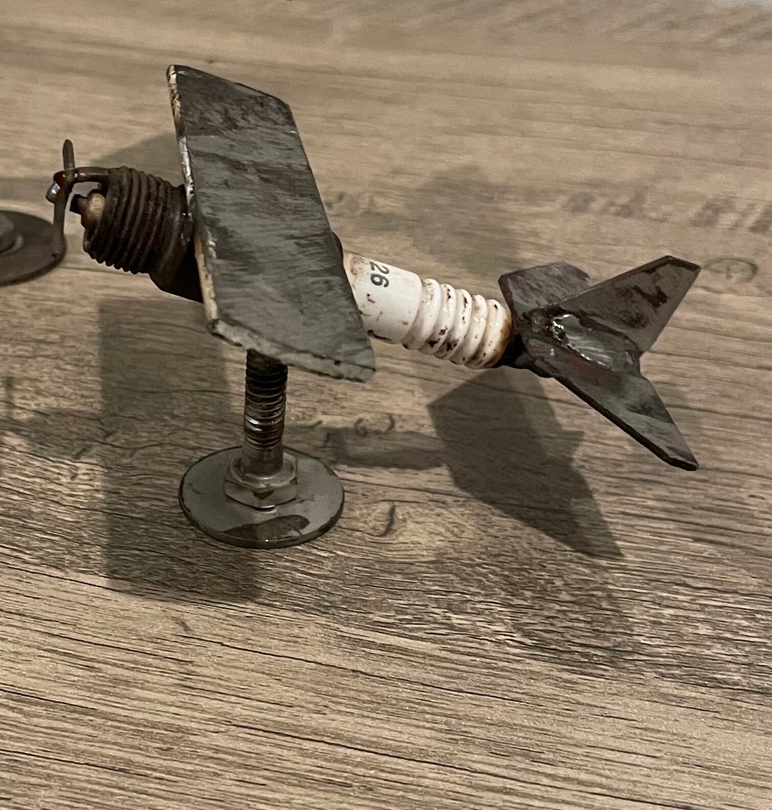 Spark Plug Airplane - Etsy