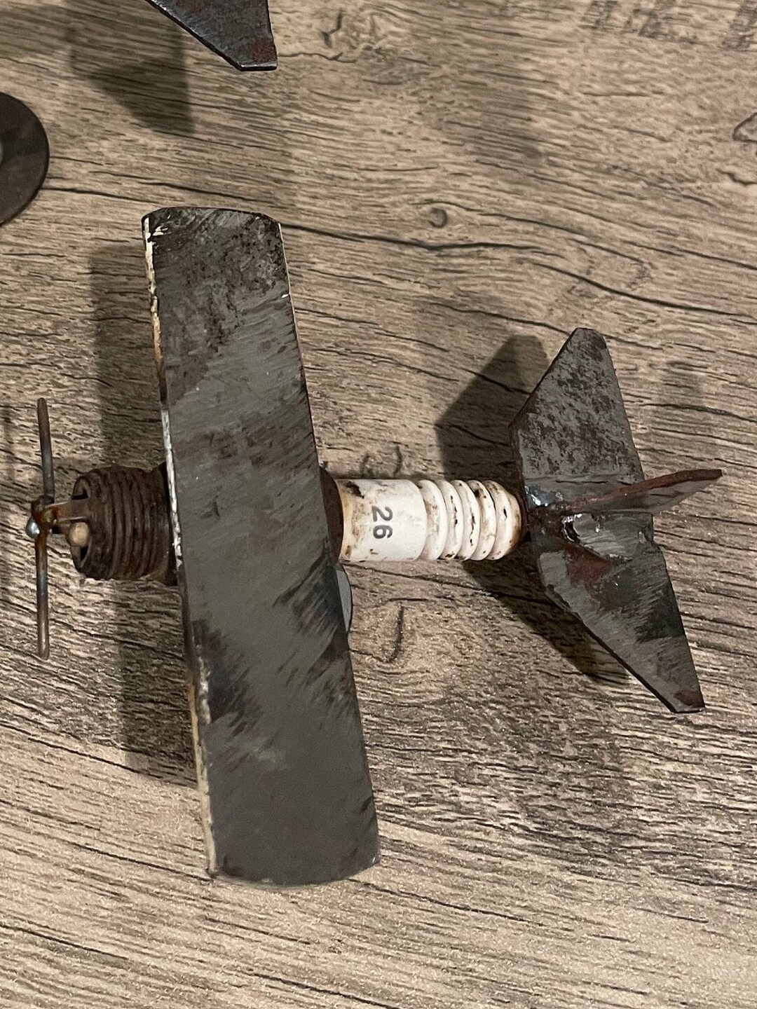 Spark Plug Airplane - Etsy