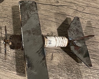 Spark Plug Metal Airplane Handmade WW1 WW2 - Etsy