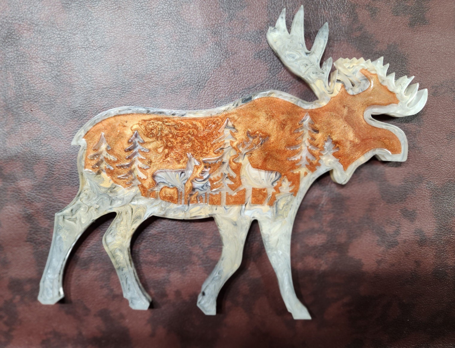 Handmade Custom Moose Country Wall Plaque - Etsy