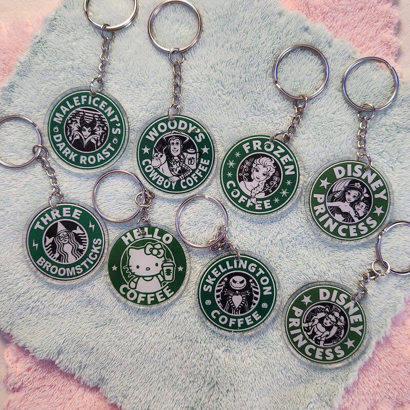 Starbucks Keychain - Etsy