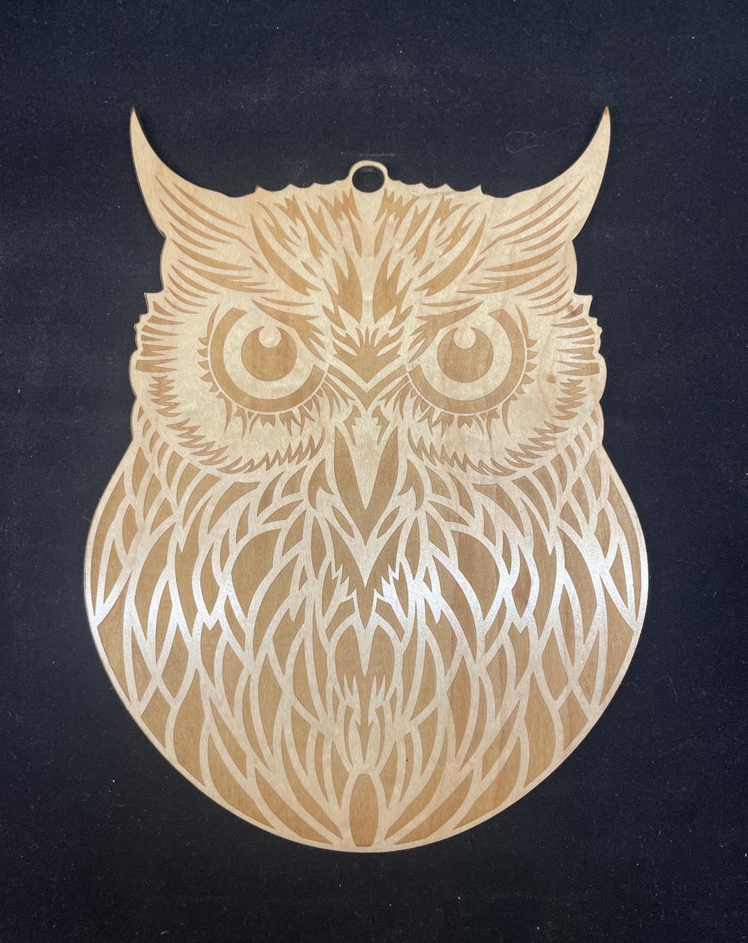 Owl. Wood Owl Laser Engraved. Wall Hanging. Decor. Christmas Gifts ...