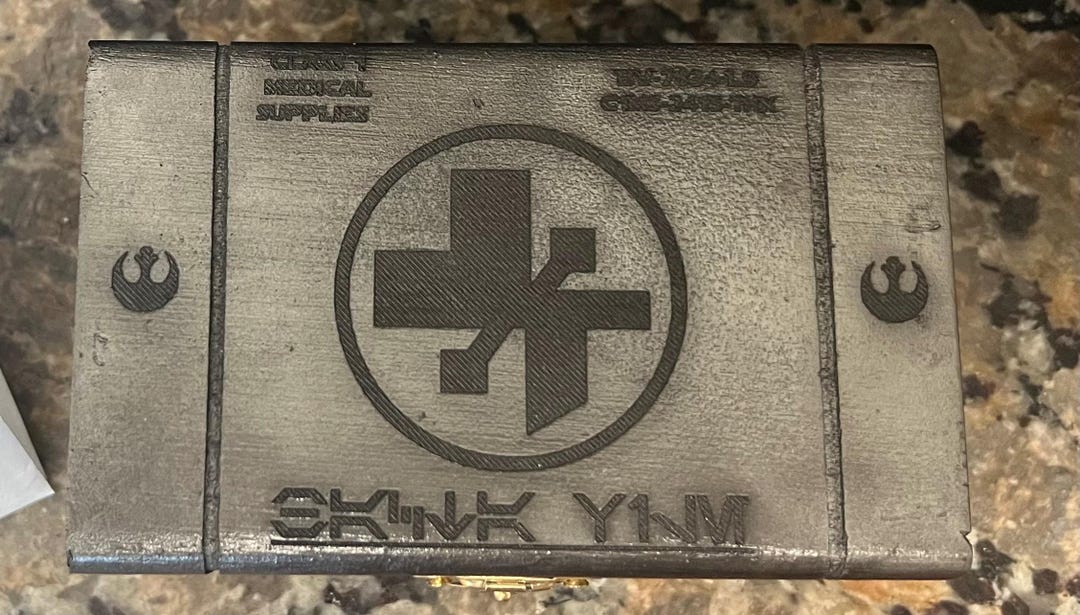 Star Wars-inspired Bacta Vial Box Galactic Medical Supply - Etsy