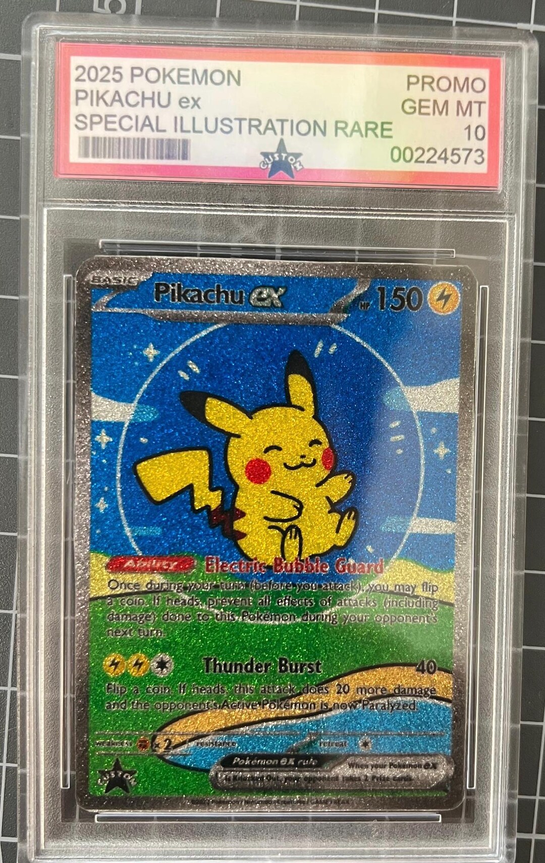 Bubble Pikachu EX - Custom Card - Etsy