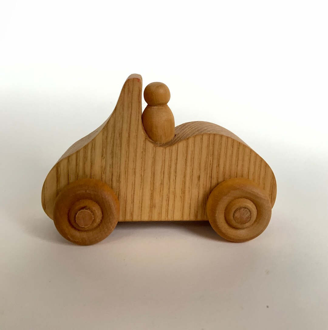 Wind Shield Wooden Cars With Peg People - Etsy