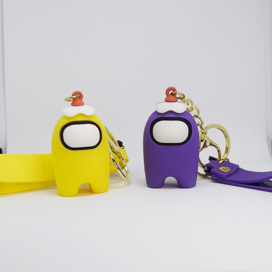 Cute Among Us Keychain, Matte Resin, Accessories for Women and Men ...