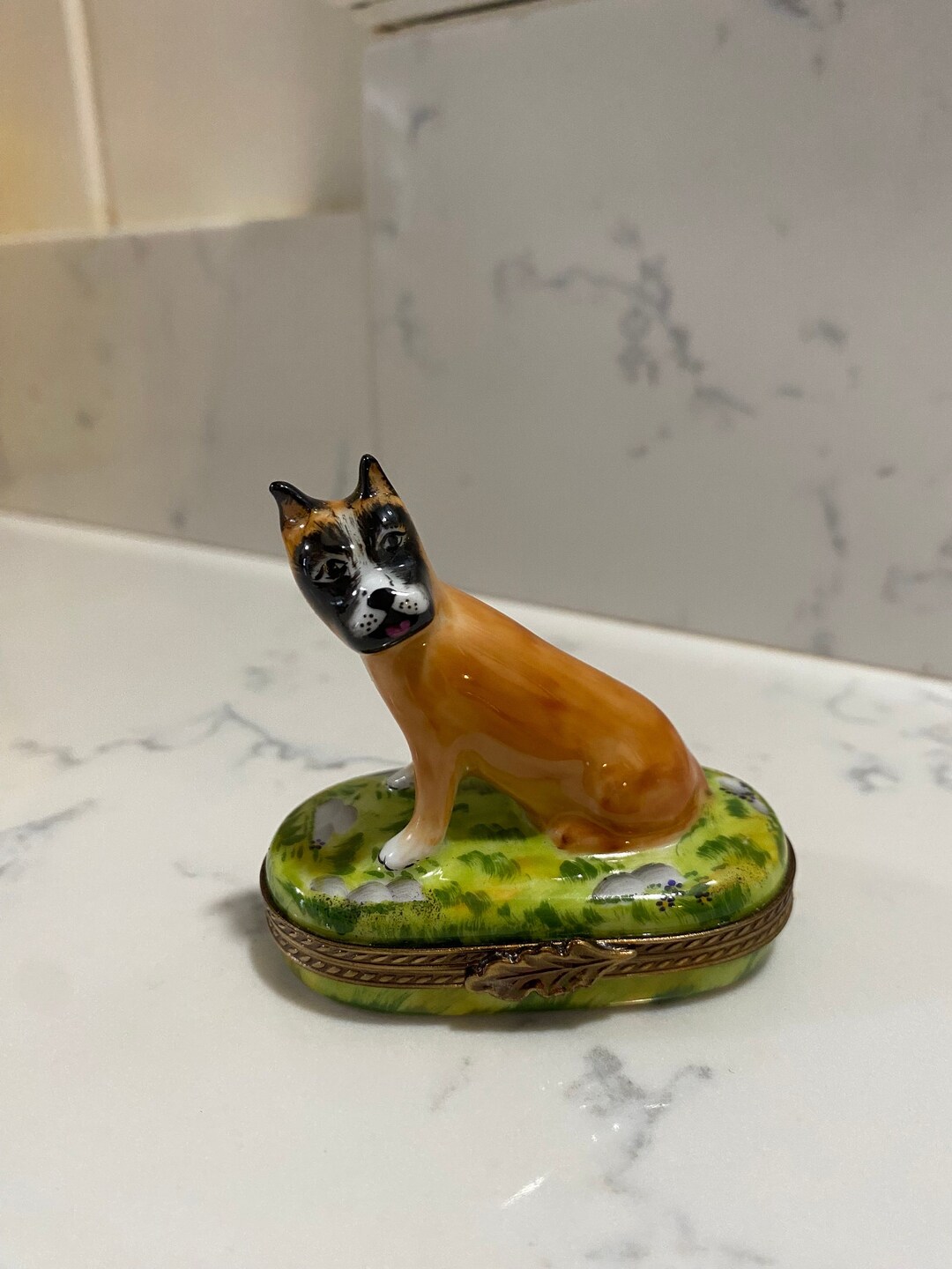 Limited Edition Boxer Dog Limoges Box by French Accents - Etsy