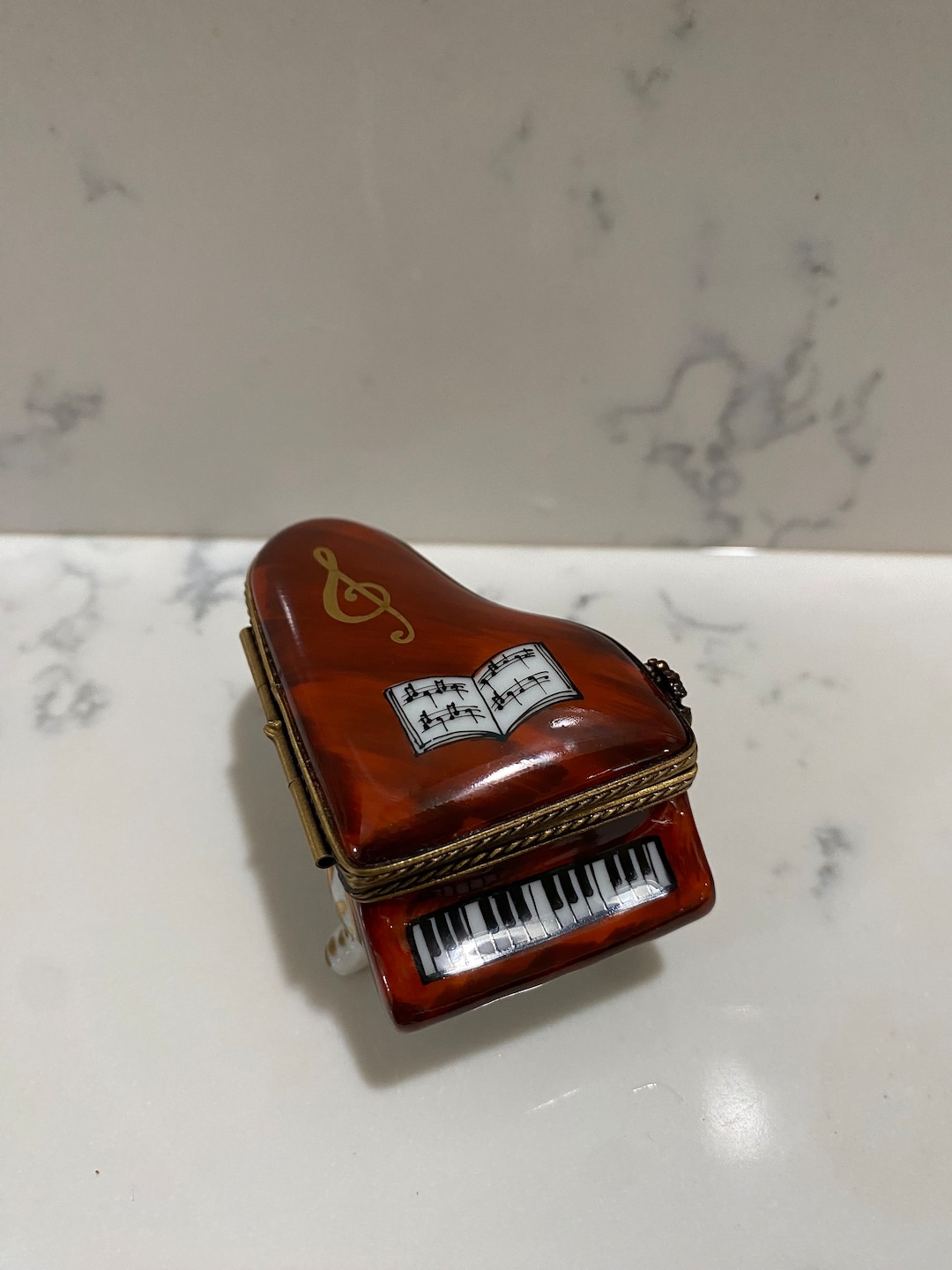 Vintage Limited Edition Baby Grand Piano Limoges Box by French Accents ...