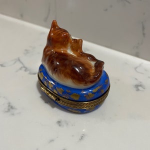 Vintage Limited Edition Cats Limoges Box - Etsy