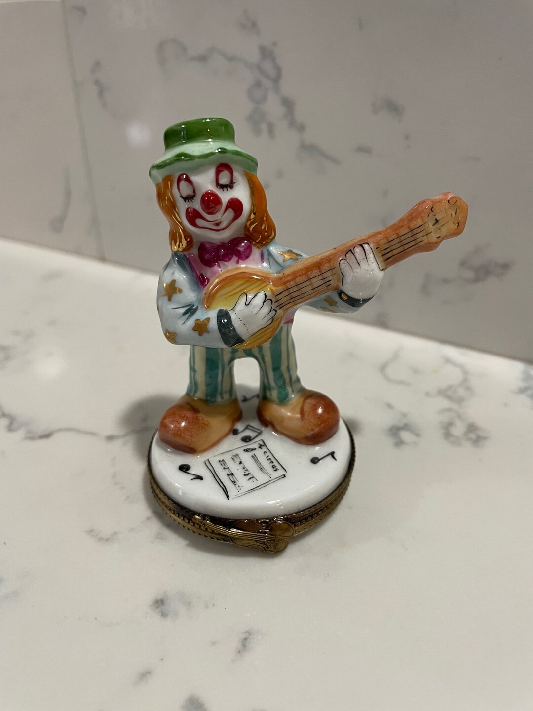 Vintage Banjo Clown Limoges Box by French Accents - Etsy