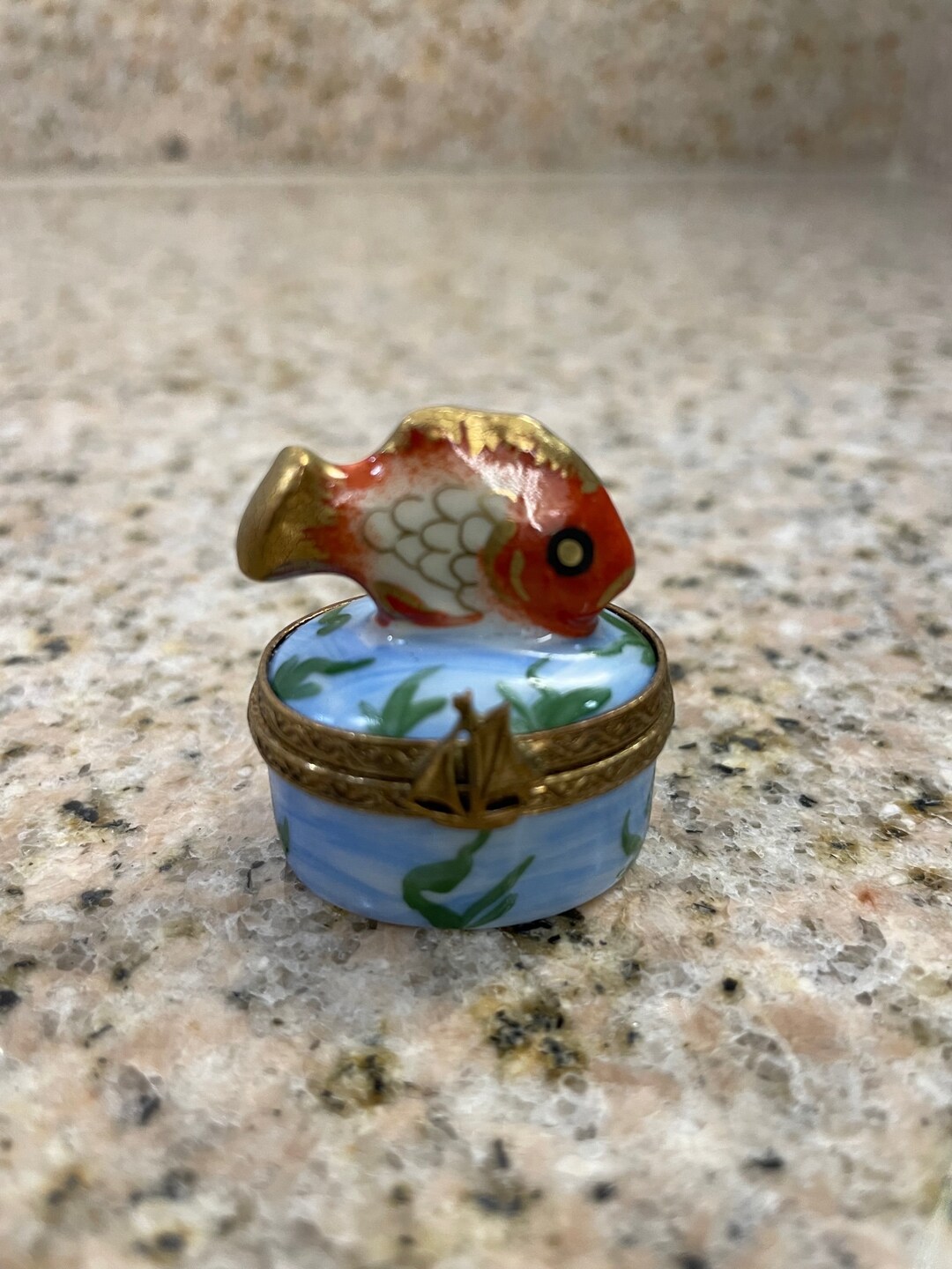 Vintage Limited Edition Fish Limoges Box by French Accents - Etsy