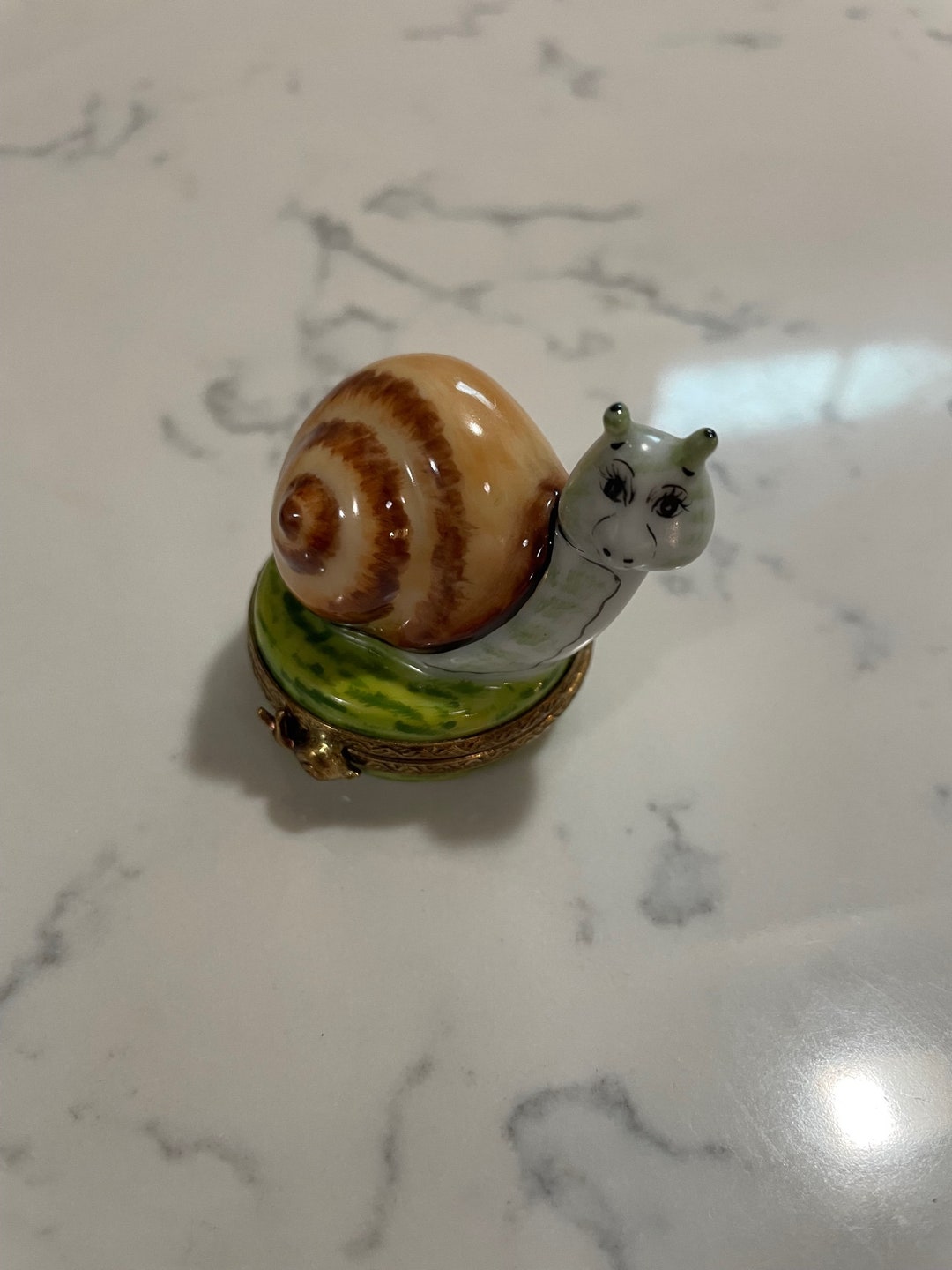 Limited Edition Snail Limoges Box French Accents Peint Main - Etsy