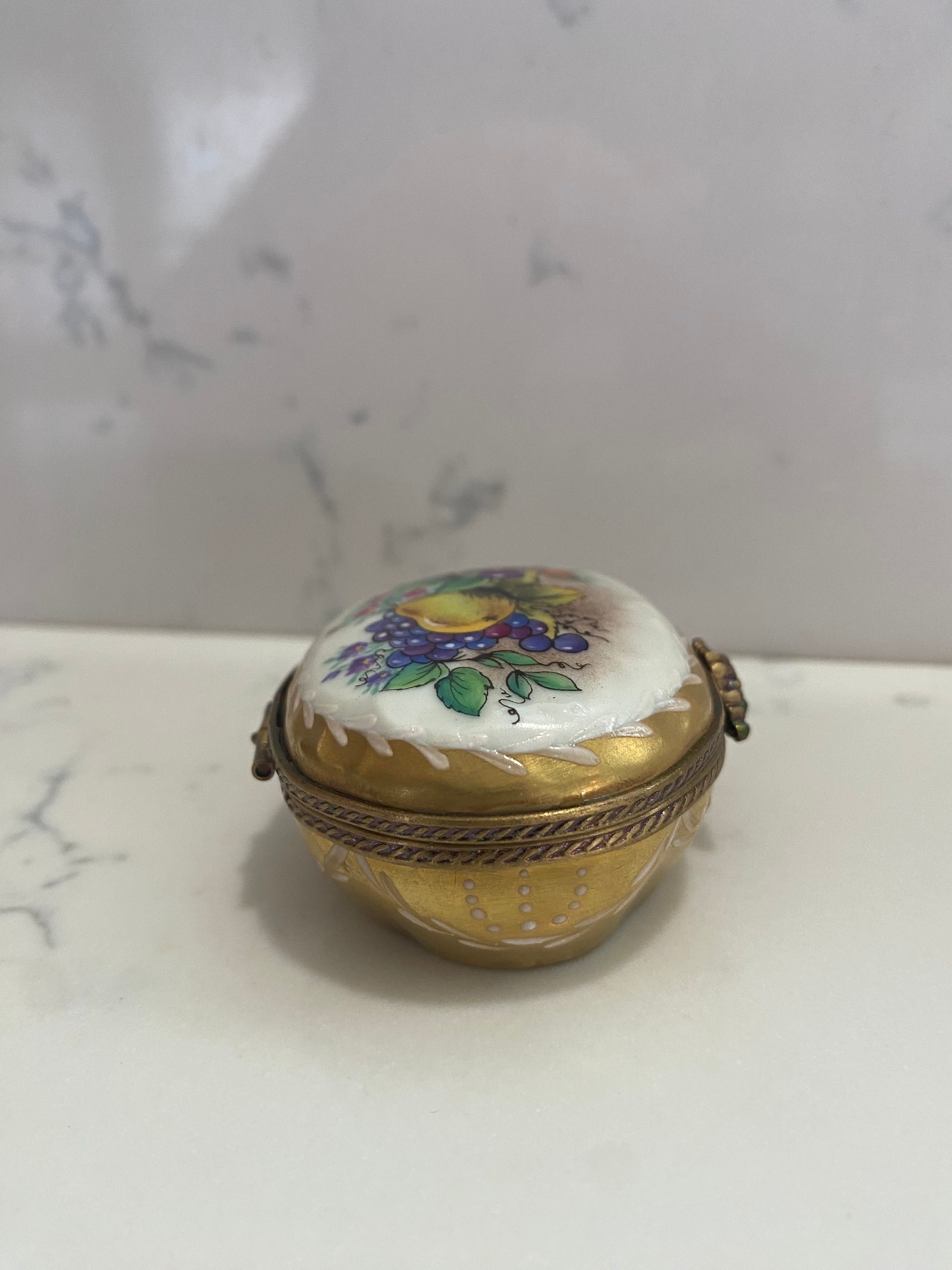 Limited Edition Gold Leaf Traditional Keepsake Limoges Box by French ...