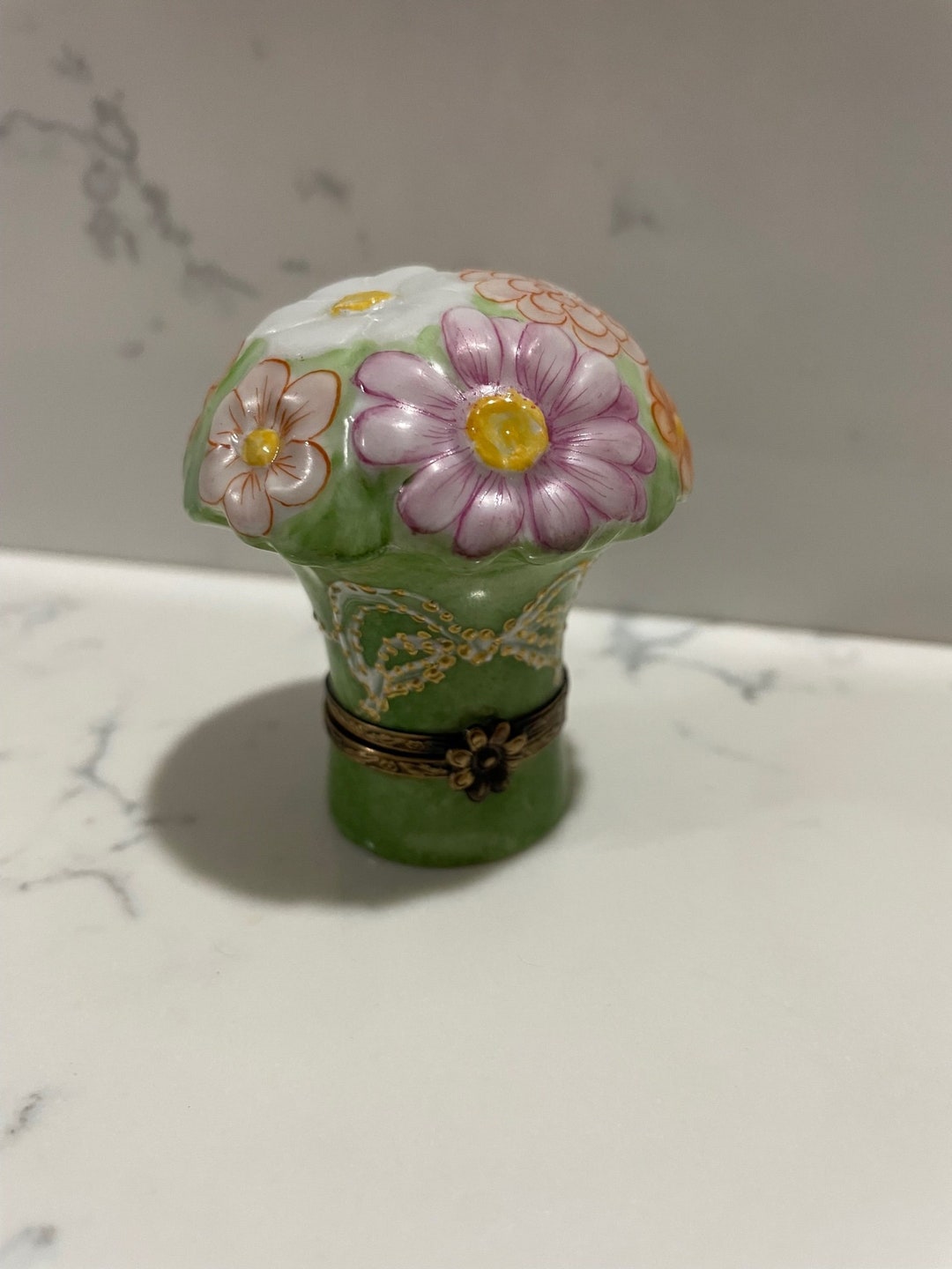 Vintage Flower Bouquet Limoges Box - Etsy