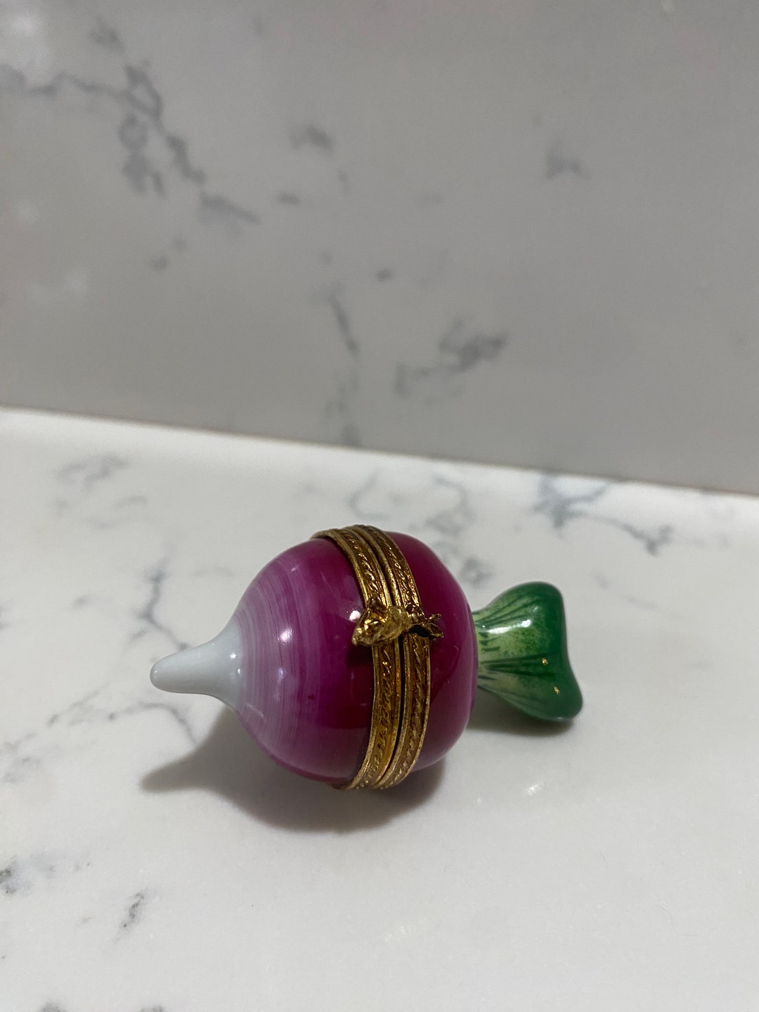 Vintage Limited Edition Turnip Limoges Box Peint Main - Etsy