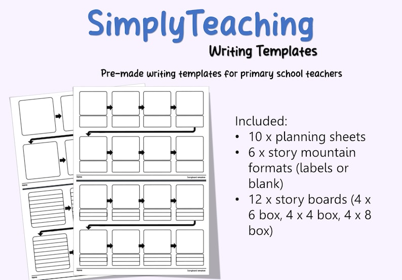 28 X Writing Templates for Primary School Teachers - Etsy
