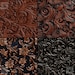 Embossed Leather Digital Paper, Seamless Floral Western Cowgirl Pattern ...