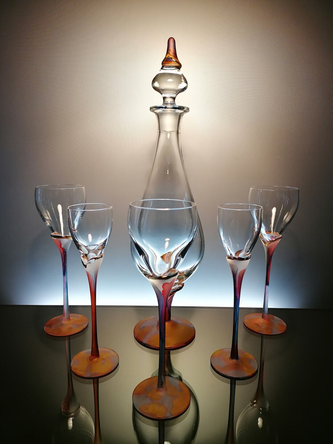 French Crystal Carafe With Glasses “cristal De Paris” - Etsy