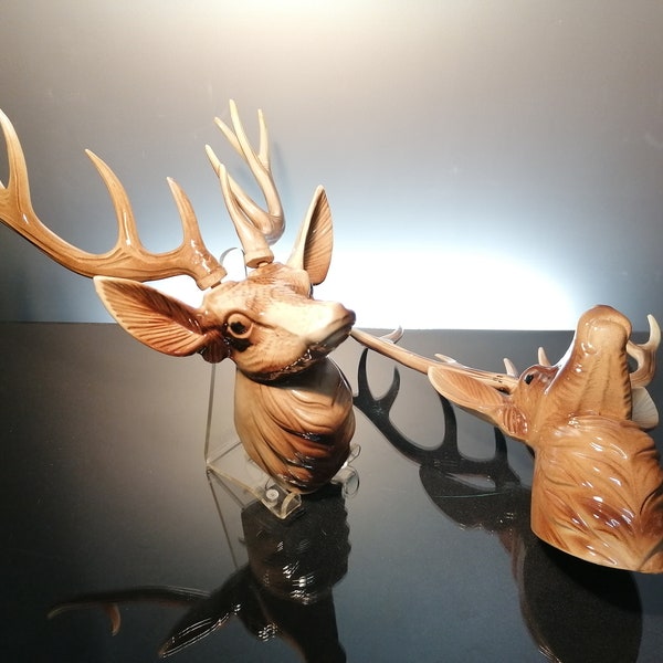 Ceramic Deer Head - Etsy