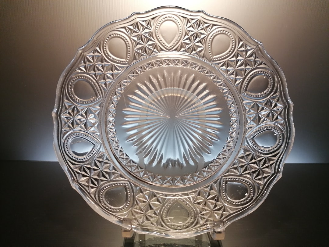 VSL Art Deco Crystal Plate “mistral» - Etsy