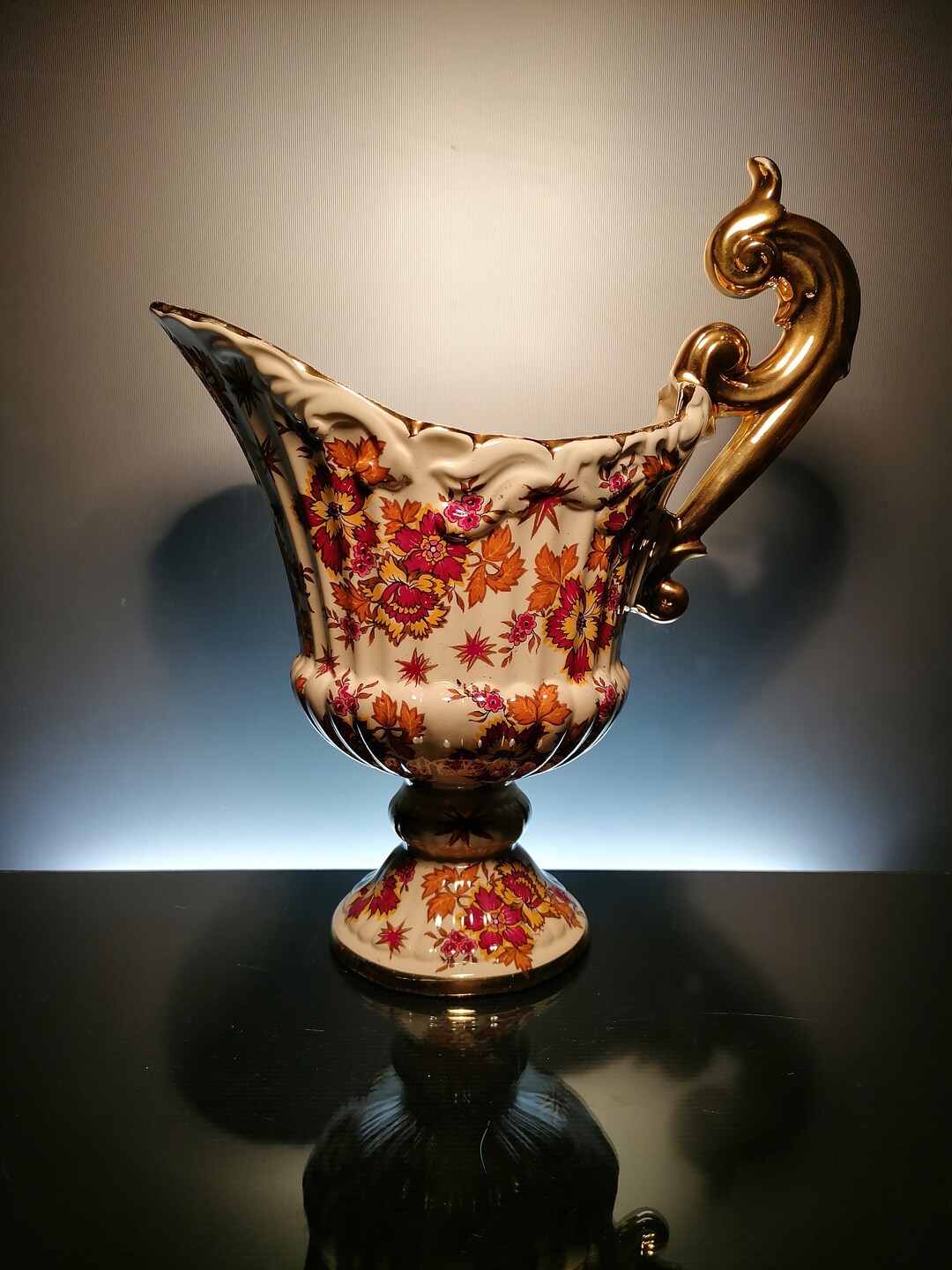 Belgian Ceramic Jug boch Keralux - Etsy