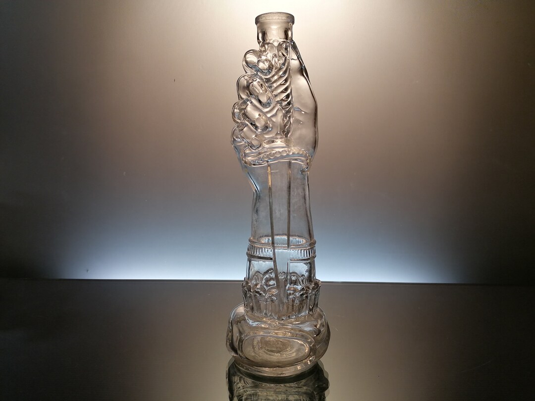 19th Century Legras Bottle "hand With Dagger" - Etsy