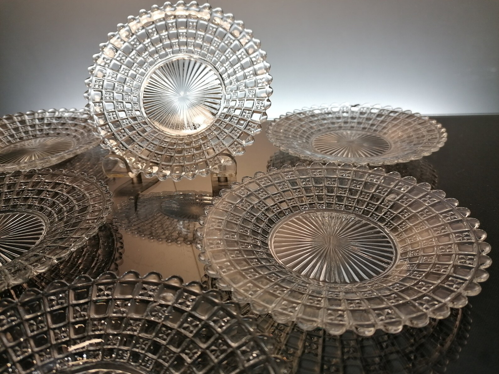 6 VSL Art Deco Crystal Bowls “diamant Et Etoiles » - Etsy