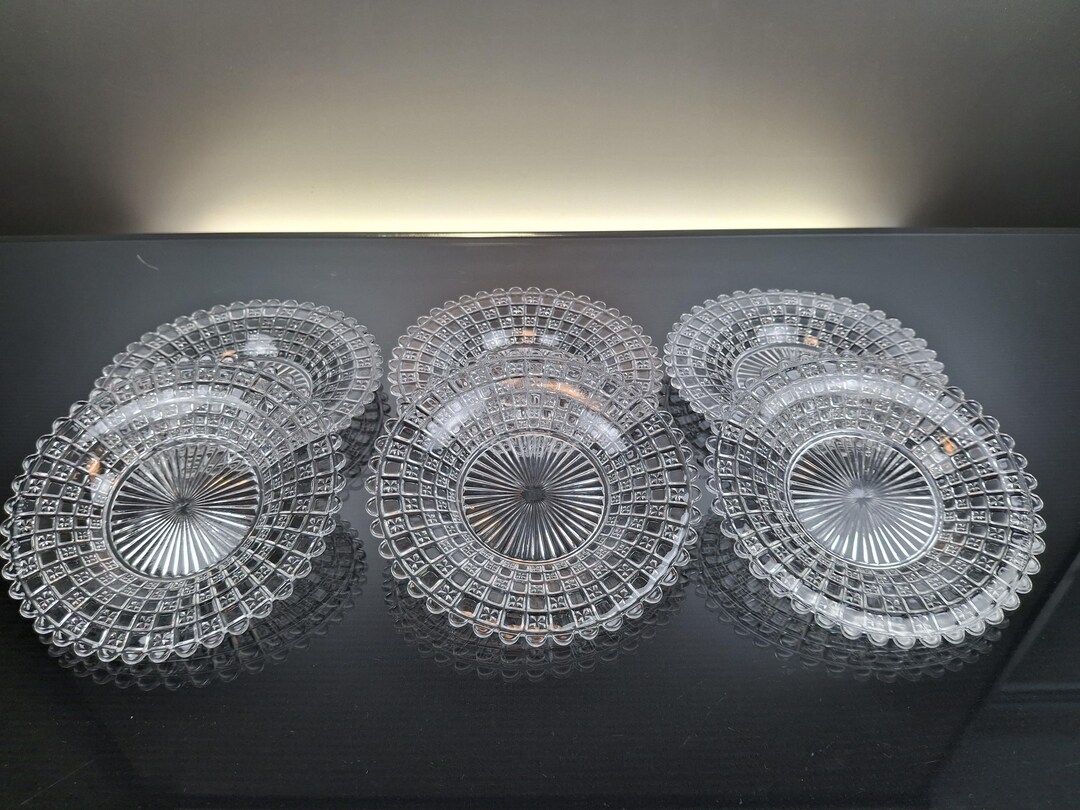 6 VSL Art Deco Crystal Bowls “diamant Et Etoiles» - Etsy