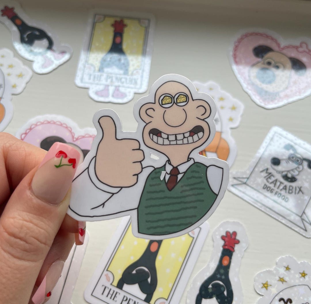 Cheese Eyes Wallace Wallace and Gromit Sticker - Etsy