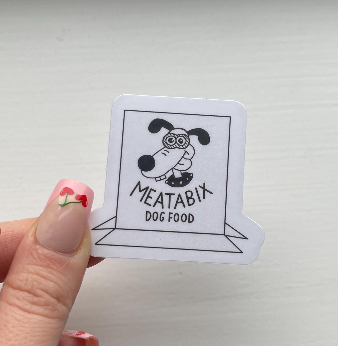 Meatabix Gromit Wallace and Gromit Sticker - Etsy