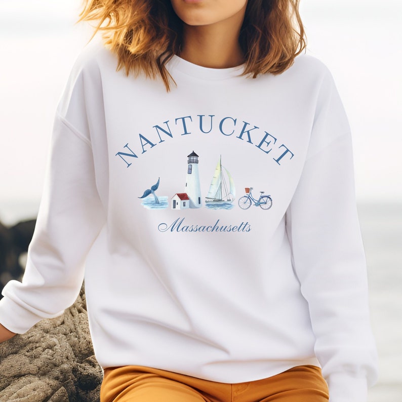 Old Money Aesthetic Nantucket Nantucket Sweatshirt Coastal Granddaughter Coastal Grandma Ocean ...