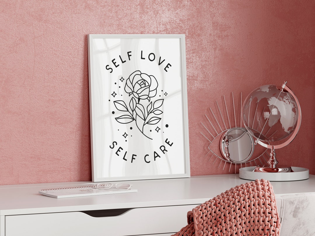 Self Love Self Care | Inspirational Poster | Matte Poster | Graduation ...
