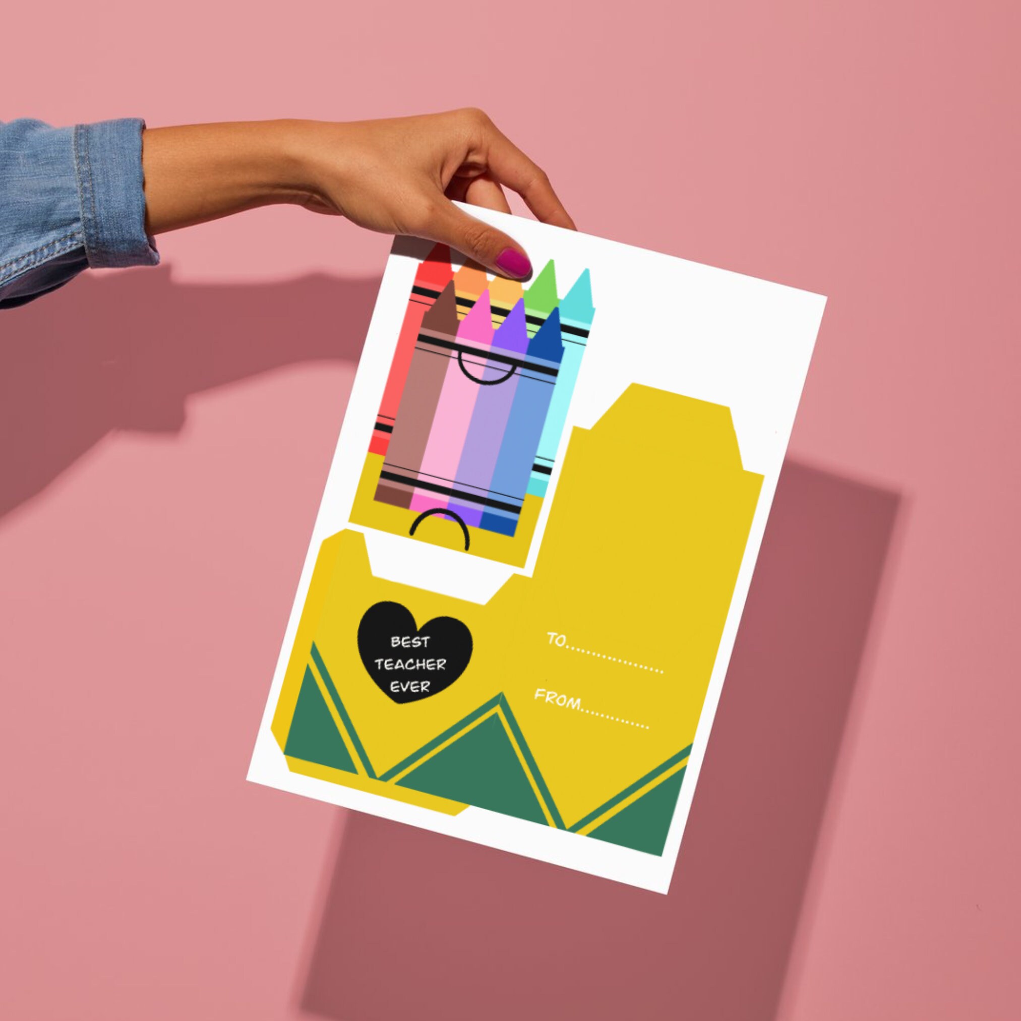 Best Teacher Gift Card Holder for Teacher Appreciation Week. Printable ...