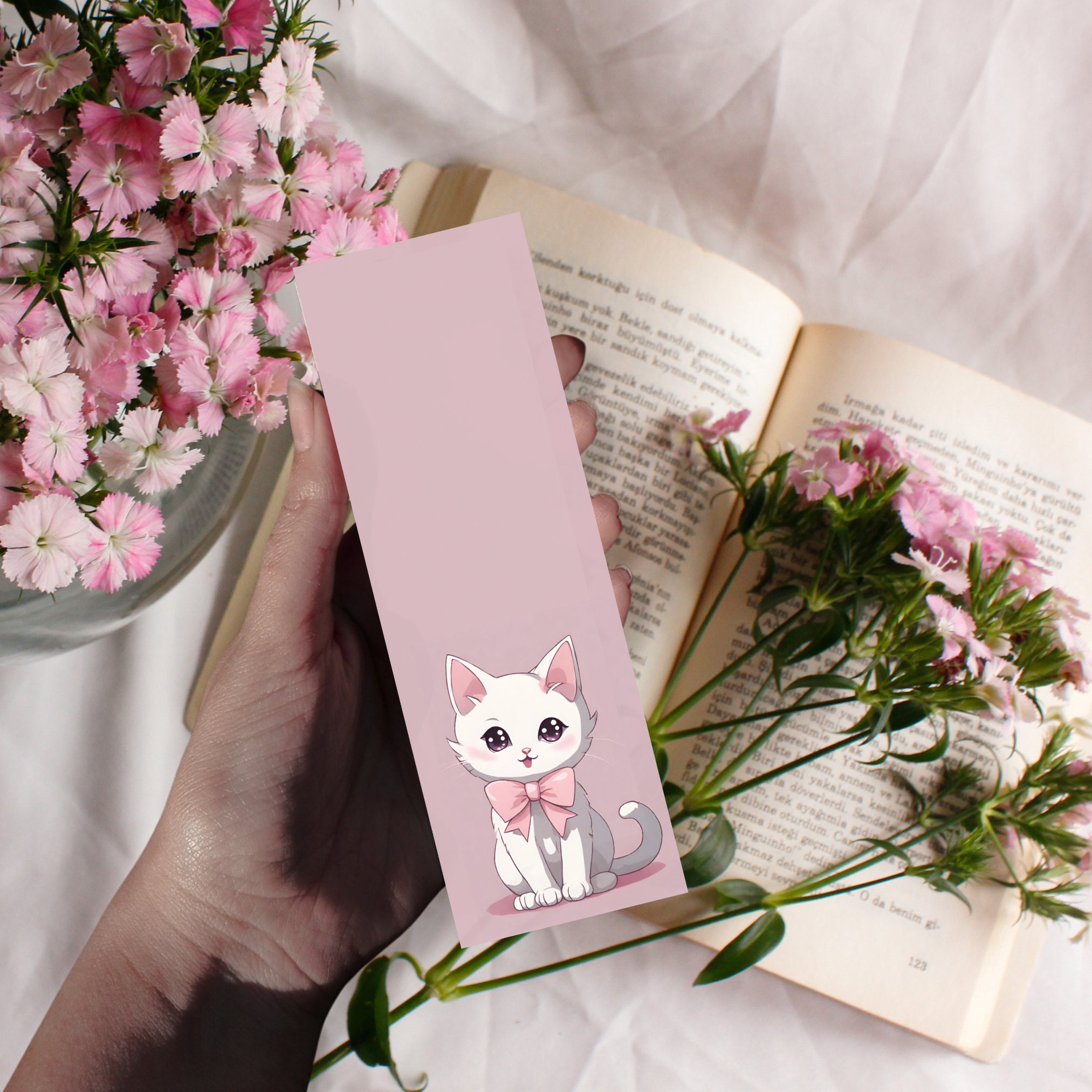 Anime Printable Bookmark Bundle of 10. Cute and Coquette Animals. - Etsy