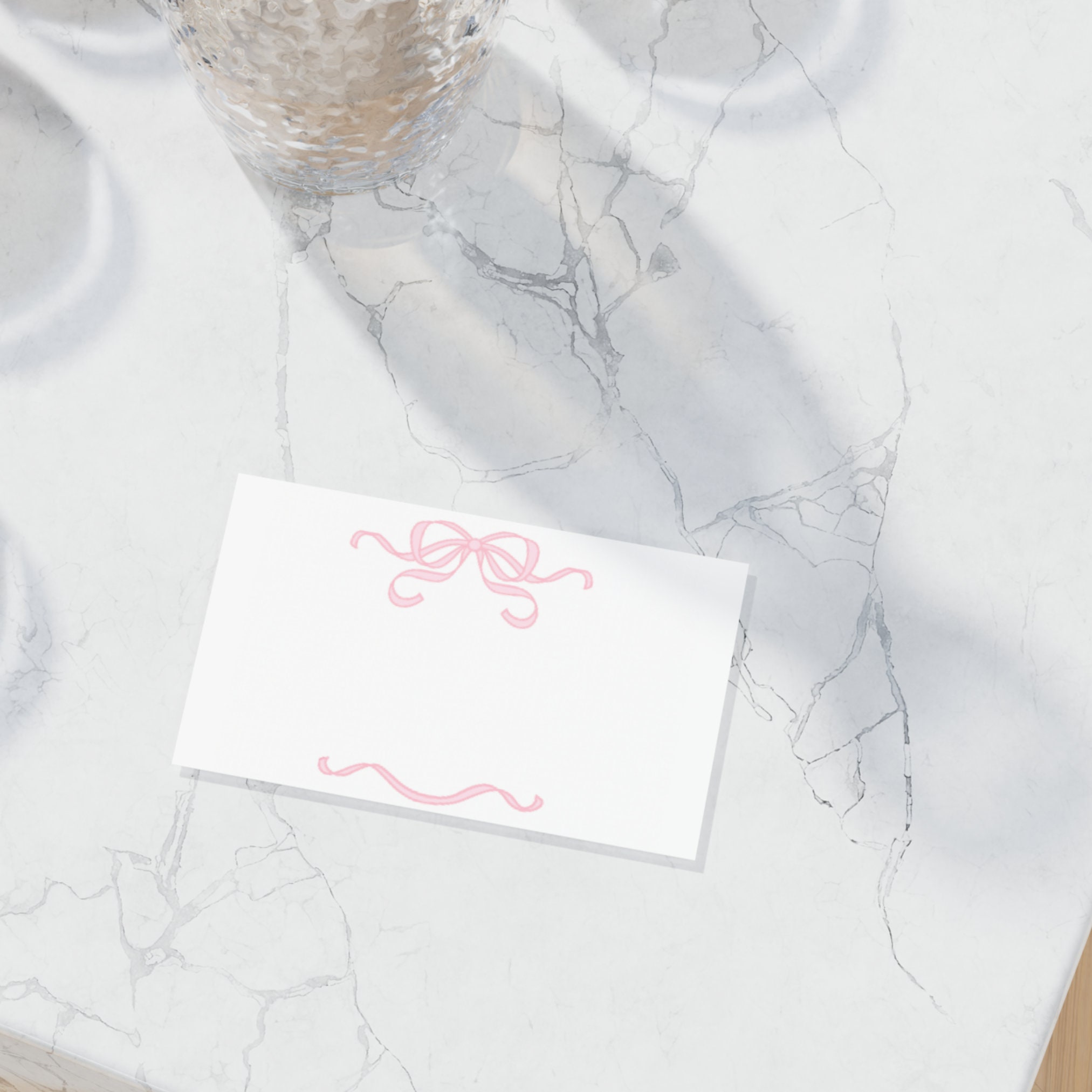 Pink Coquette Ribbon Bow Letter Writing Set. - Etsy