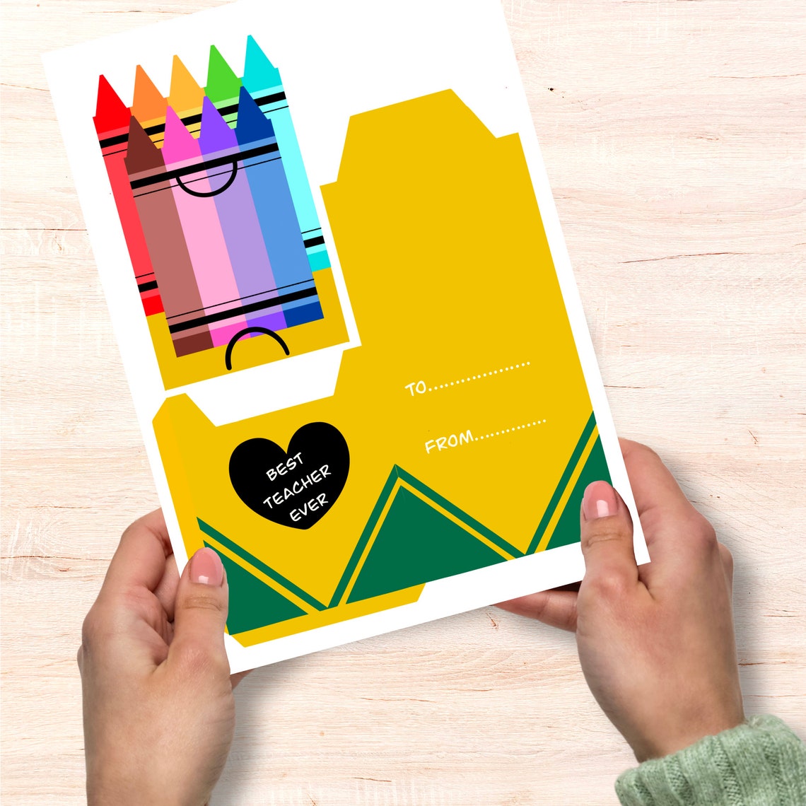 Best Teacher Gift Card Holder for Teacher Appreciation Week. Printable ...